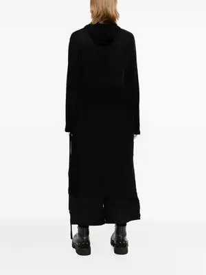 Yohji Yamamoto Side-string Hooded Coat
