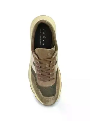 Hogan Hyperlight Panelled Sneakers - Brown