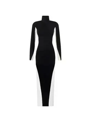 Dsquared2 Long-sleeve Maxi Dress - Black