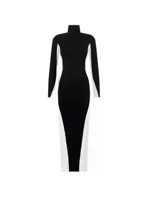 Dsquared2 Long-sleeve Maxi Dress - Black