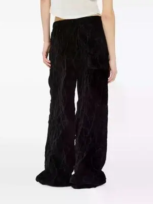 ANN DEMEULEMEESTER Floral-devoré Track Pants