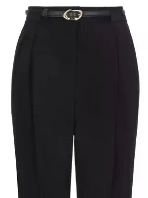 Max Mara Belted Pleated Trousers