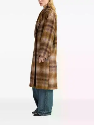 Momoni Laufey Double-breasted Checked Coat