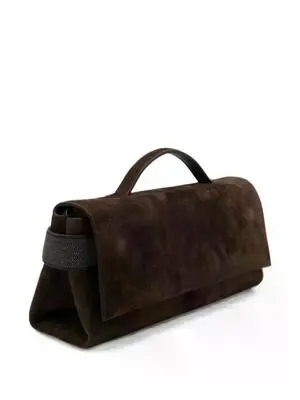 Brunello Cucinelli Monili Essence Clutch Bag - Brown