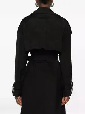 DONDUP Belted Ring-detail Trench Coat