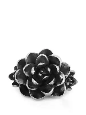 KING BABY STUDIO Blue Star Succulent Cluster Ring - Silver