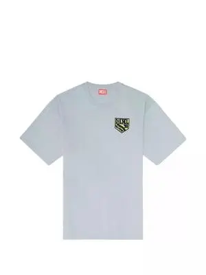 DIESEL® T-shirt With Industry Chest Print - Grey