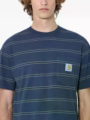 Carhartt Work In Progress Striped Pocket T-shirt