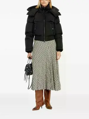DIESEL® Wrinkled-nylon Down Puffer Jacket With Detachable Hood