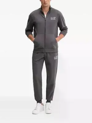 EA7 Logo-print Zip-up Tracksuit
