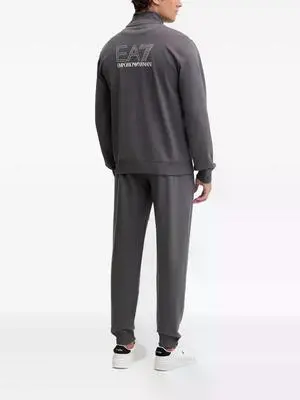 EA7 Logo-print Zip-up Tracksuit