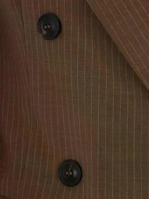 Max Mara Pinstripe Double-breasted Blazer