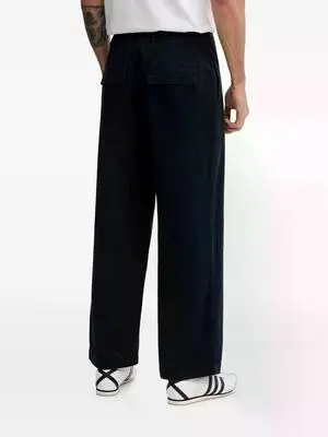 EA7 Logo Patch Wide Leg Trousers