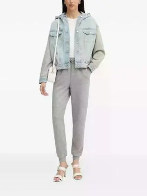 Liu Jo Hooded Paneled Denim Jacket
