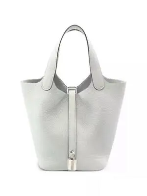 Hermès 2025 Pm Picotan Lock Tote Bag - Grey