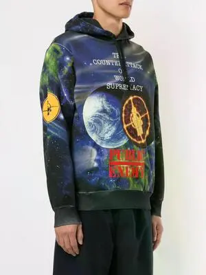 Supreme X Undercover X Public Enemy Fear Of A Black Planet Hoodie