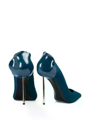 LE SILLA Petalo Suede Pumps - Blue