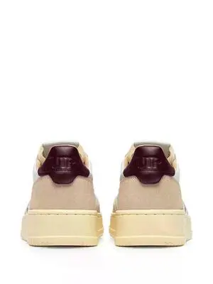 AUTRY Medalist Panelled Leather Sneakers - Neutrals