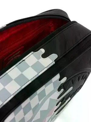 SPRAYGROUND Check Print Shark Makeup Bag