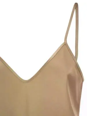 Max Mara Sleeveless V-neck Top - Neutrals