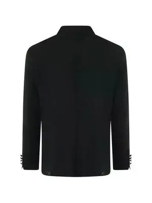 Canali Double-breasted Wool Suit Jacket
