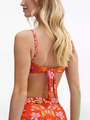 Farm Rio Floral-pattern Bikini Top