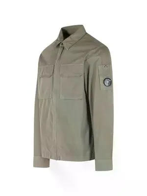 C.P. COMPANY Lens-detail Cotton Overshirt
