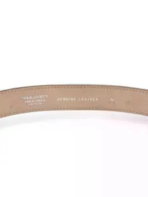 Dsquared2 Crocodile-effect Leather Belt