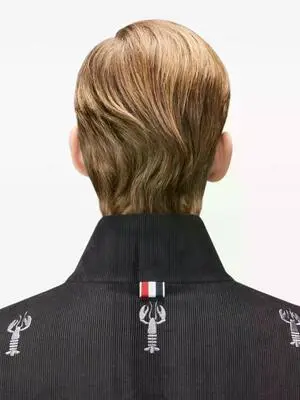 Thom Browne Lobster-stitch Reversible Jacket - Grey
