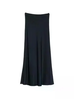 Fabiana Filippi Satin Finish Maxi Skirt - Black