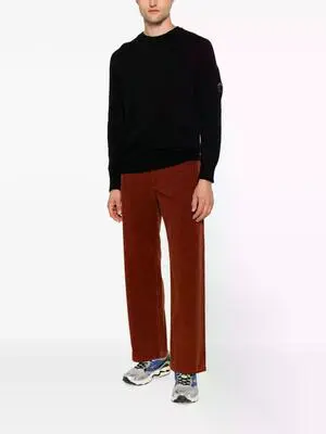 C.P. COMPANY Lens Detail Crew Neck Sweater
