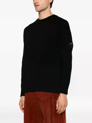 C.P. COMPANY Lens Detail Crew Neck Sweater