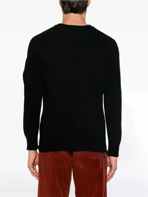 C.P. COMPANY Lens Detail Crew Neck Sweater