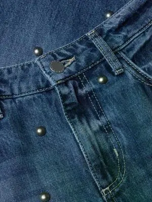 L'Agence Bex Stud-embellished Jeans