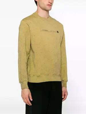 C.P. COMPANY Logo Print Sweatshirt - Green