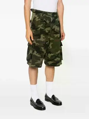 Patrizia Pepe Camouflage Print Cargo Shorts