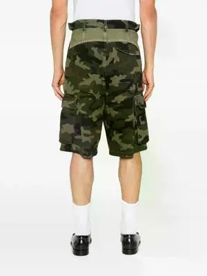 Patrizia Pepe Camouflage Print Cargo Shorts