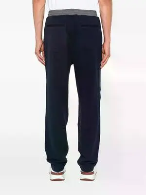 Brunello Cucinelli Logo-embroidered Drawstring Track Pants