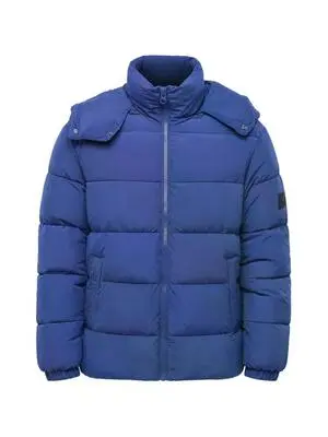 DIESEL® Hooded Padded Jacket - Blue