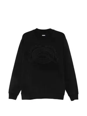 C.P. COMPANY Logo Embroidered Crewneck Sweatshirt - Black