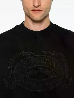 C.P. COMPANY Logo Embroidered Crewneck Sweatshirt