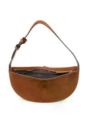 Staud Harlow Shoulder Bag With Horseshoe Buckle - Brown