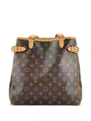 LOUIS VUITTON Batignolles Vertical Monogram Tote Bag - Brown