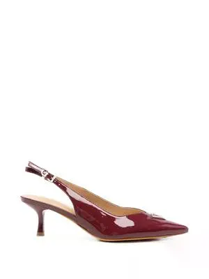 Guess Patent Leather Slingback Pumps - Red