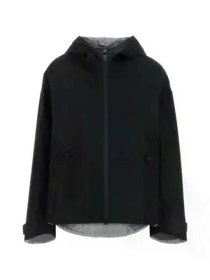 Herno Hooded Drawstring Windbreaker Jacket