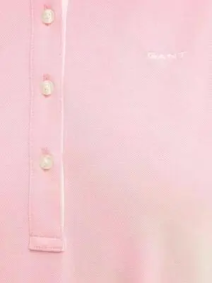 Gant Sleeveless Button Polo Shirt - Pink