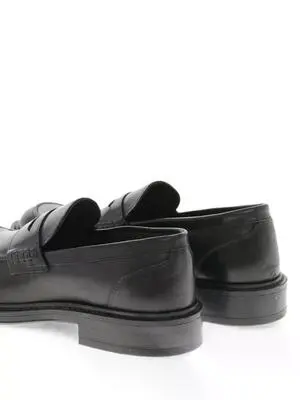 AMEDEO TESTONI Polished Leather Penny Loafers