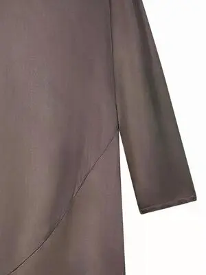 Emporio Armani Diagonal Seam Midi Dress