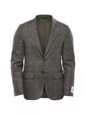 Corneliani Check-pattern Flap-pocket Blazer