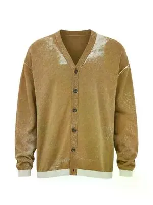 DIESEL® K-clarence Faded Effect Cardigan - Brown